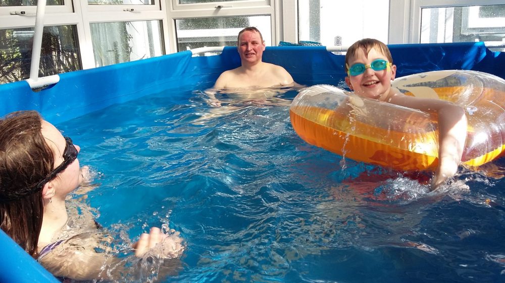 Portable & Affordable Above Ground Lap Pool | Fitmax iPool